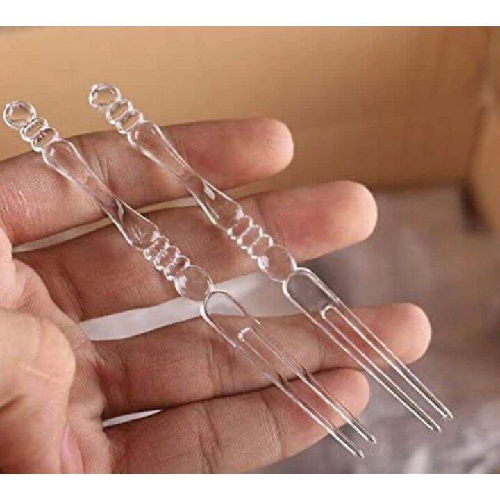 1Pack(60pcs) Disposable Plastic Fruit Forks, Forks Bistro Cocktail ...