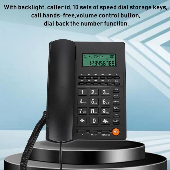 Telefone L109 Home Landline Phone Display Caller ID Telephone For Home ...