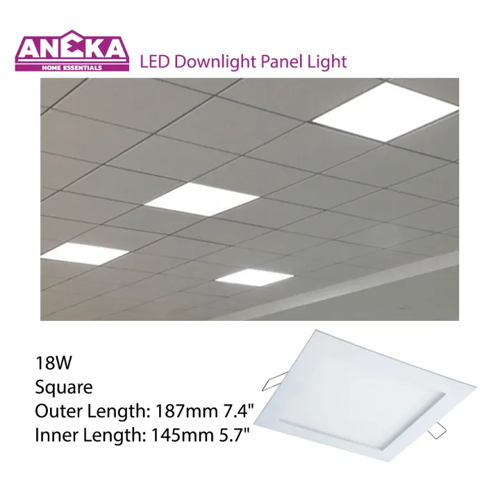 SIRIM Approved LED Downlight Panel Light 12W 18W Round / Square 4" 6 ...