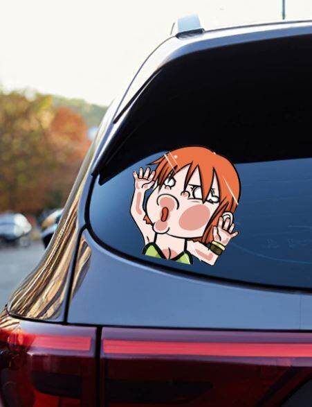 nami window sticker (one piece) vinyl sticker, anime sticker | Lazada PH