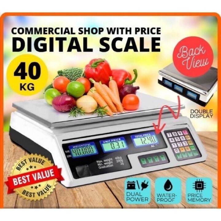 Digital Electric Weighing Scale 1G-40kg capacity Good quality scale ...