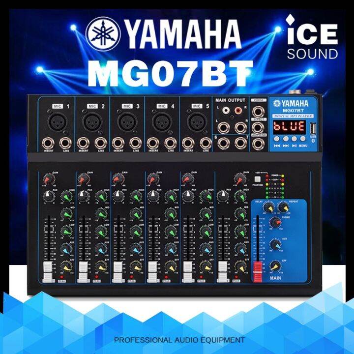 yamaha mg07bt 7 channel mixer w bluetooth usb sound mixer | Lazada PH