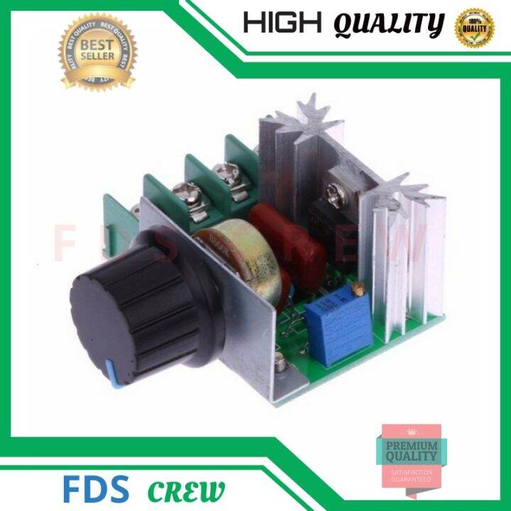 Dimmer SCR 2000W Motor Speed Controller PWM Regulator 220V AC Pengatur ...