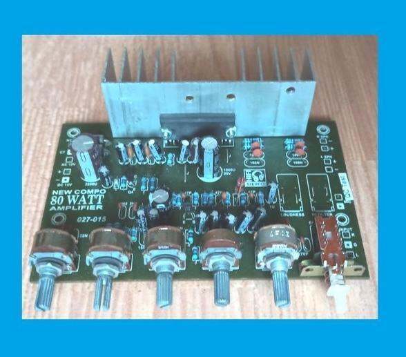 KIT POWER AMPLIFIER STEREO TA8205AH 2 X 80 WATT CA080 BTL | Lazada ...