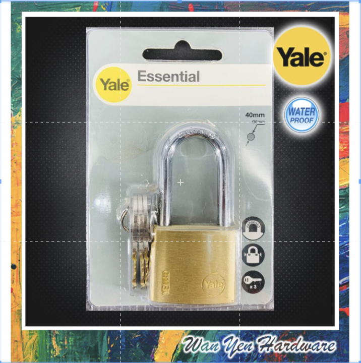 YALE ESSENTIAL PADLOCK YE1/40/140/1 (40MM) | Lazada