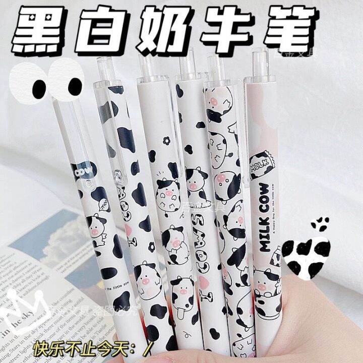 [aestheticstuff] Pena Cair Motif Sapi Hitam Putih Tinta Hitam Cow ...