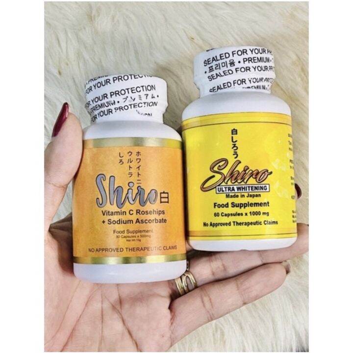 immediate delivery SHIRO ULTRA WHITENING SHIRO GLUTATHIONE ( SHIRO PAIR ...