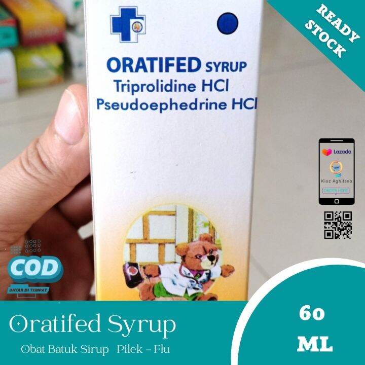 oratifed sirup kuning 60 ml obat batuk pilek | Lazada Indonesia