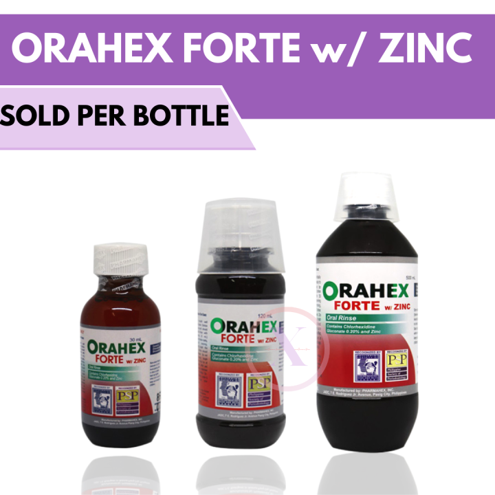 Orahex Forte with Zinc ( Oral Rinse Mouthwash) | Lazada PH