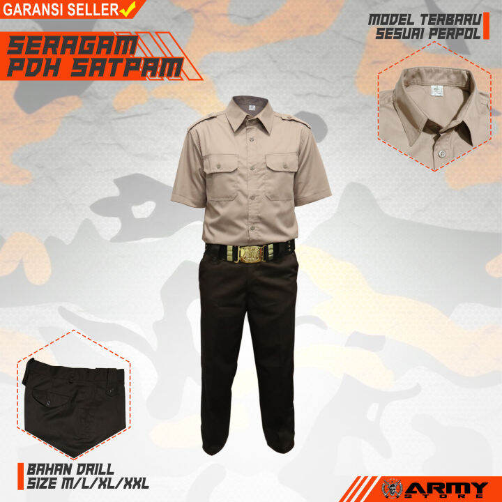 seragam pdh satpam | Lazada Indonesia