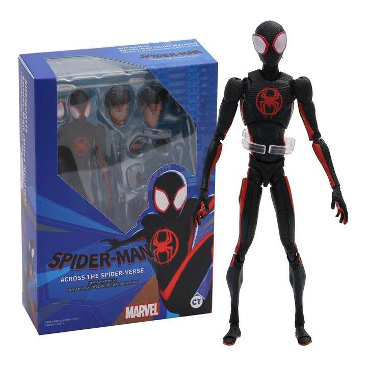 SHF Anime Spider-Man Miles Morales Shf Action Figures Marvel Spider ...