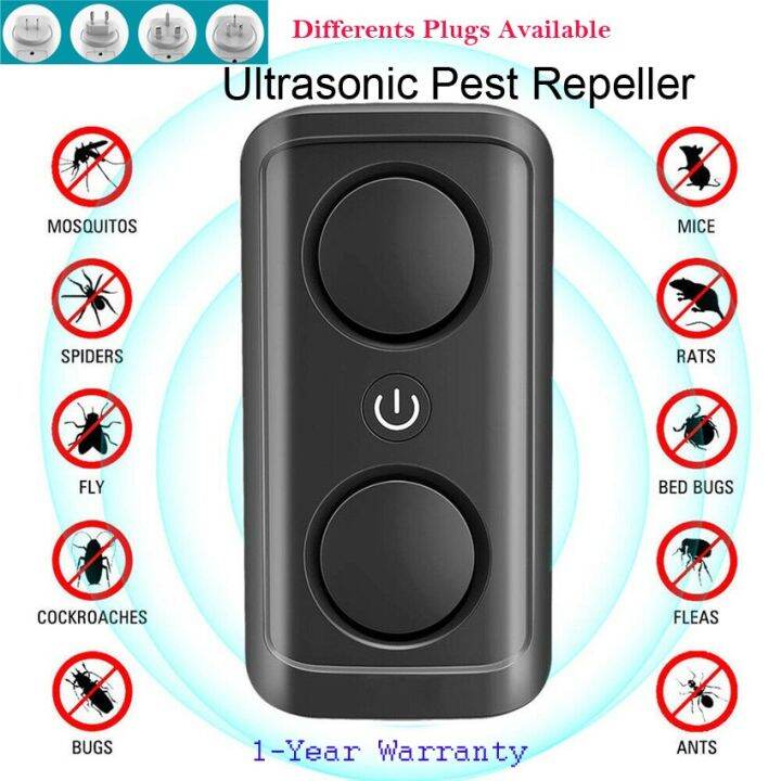 Electronic Ultrasonic Pest Repeller Pest Control Multi-Functional ...