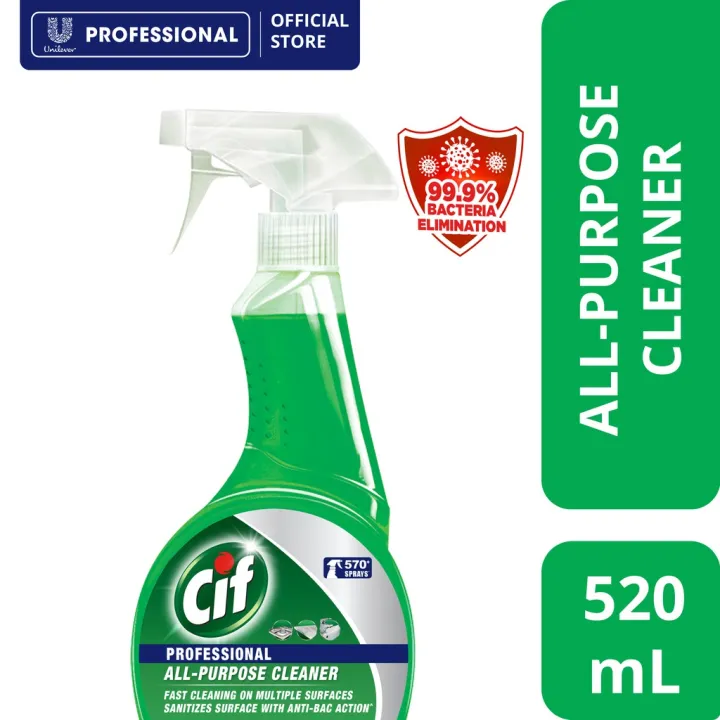 Cif Pro Antibacterial Spray All Purpose 520ml | Lazada PH