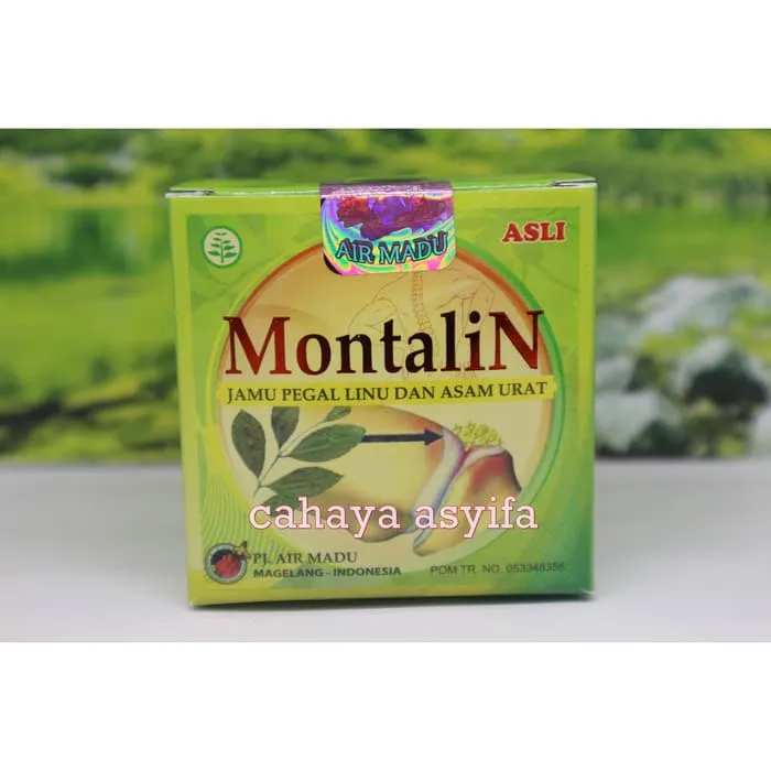 Montalin-Obat-Kapsul-Original/Asli-Asam Urat-Pegal Linu-Kolesterol ...