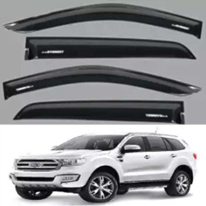Ford Everest 2016 - 2018 Window Door Visor (Black) | Lazada PH