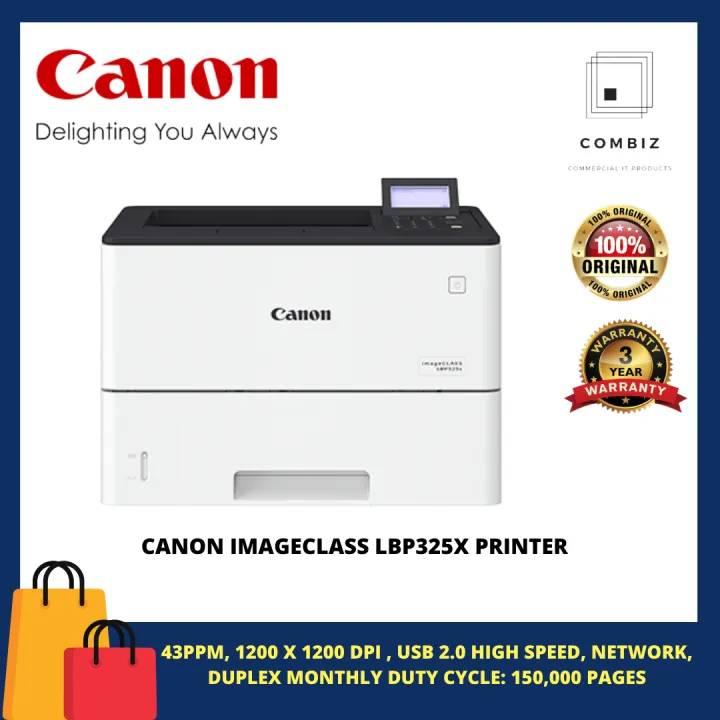 CANON IMAGECLASS LBP325X PRINTER UP TO 43PPM HIGH SPEED PRINTING | Lazada