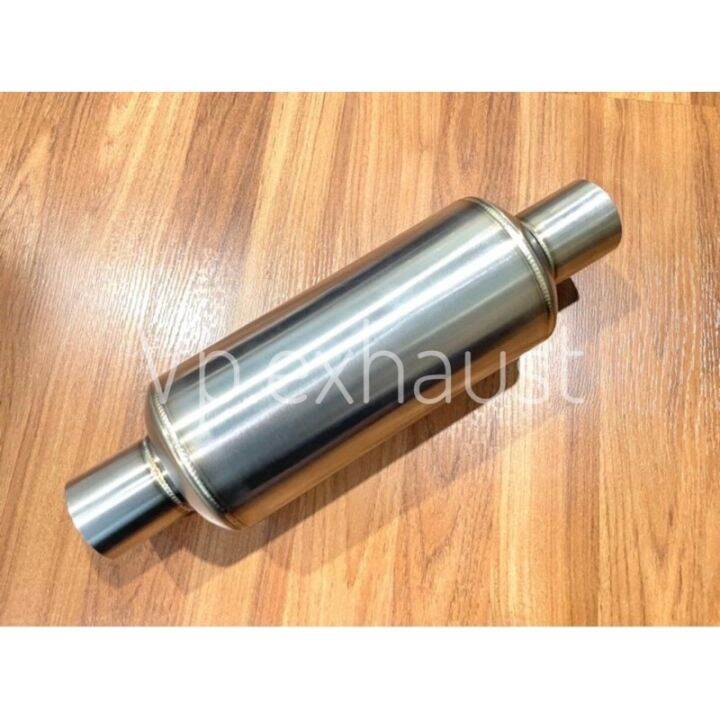 ท่อพักกลาง 4x8สแตนเลส 304 หม้อแทนแคตใบกลาง พักกลาง รถเก๋ง รู 1.6/2.0/2.5นิ้วไส้เกลียว ไส้จิก ไส้ ...