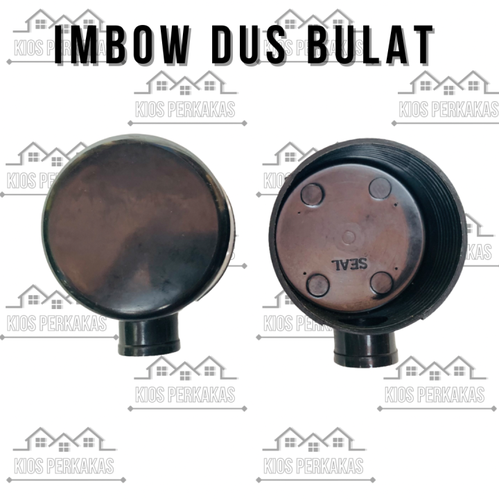 Inbow Doos Bulat 5/8 17MM Hitam/IB Doos/mangkokan/Cantingan tempat ...
