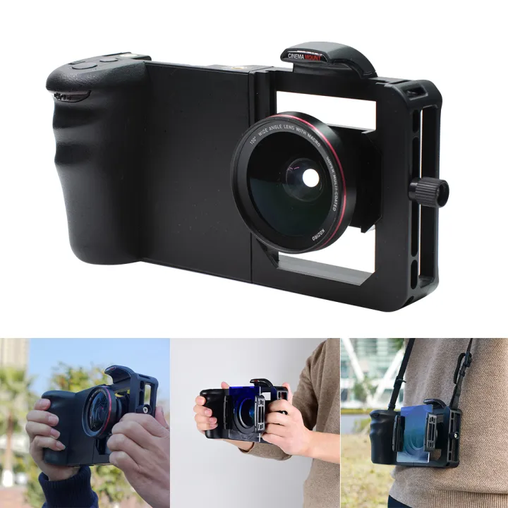 Vlogger Smartphone Cage Stabilizer Camera Handheld Portable Holder ...
