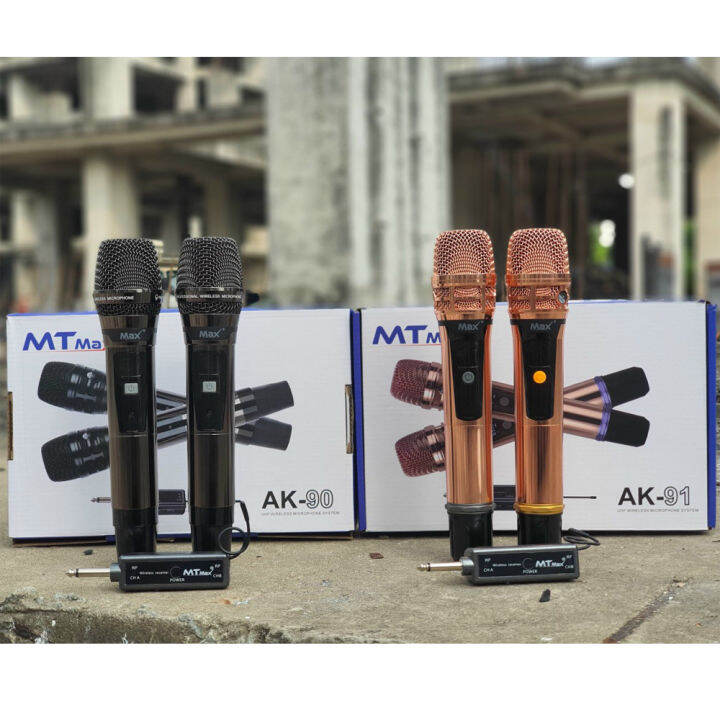 Micro Không Dây Đa Năng AK90 AK91 Mic Không Dây Hát Karaoke Chống Hú Tốt, Hút Âm Mạnh Mẽ, Bắt ...
