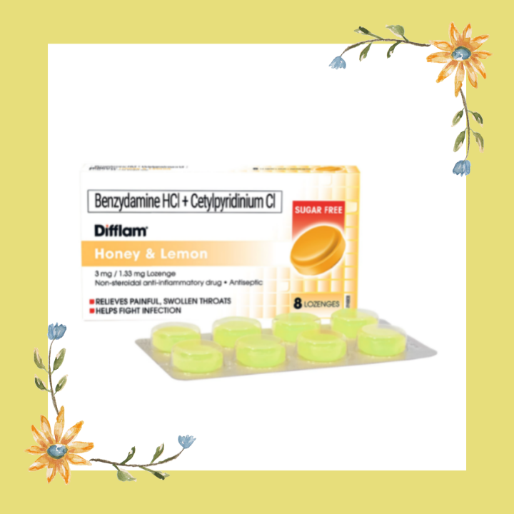 Difflam Honey Lemon 8 Lozenges | Lazada PH