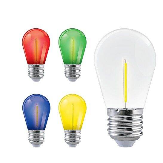 Firefly Filament LED Bulb 1 Watts Available in Clear, Blue, Green, Red ...