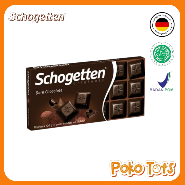 Schogetten Dark Chocolate 100gr Cokelat Batang Original Germany ...