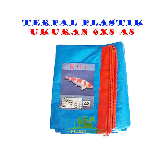 Terpal Plastik Tipe A8 Ukuran 6 X 8 Meter Terpal 6X8 Tipe A8 | Lazada ...