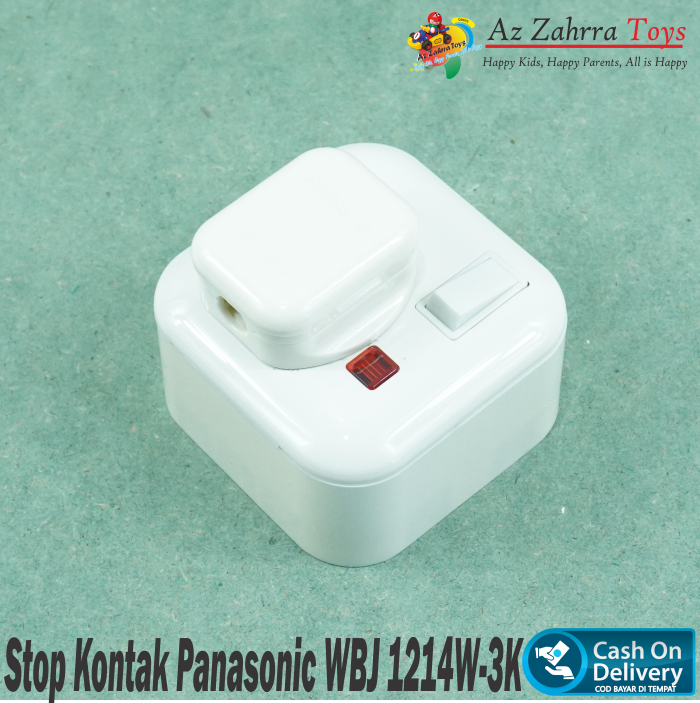 Stop Kontak AC Panasonic WBJ 1214W-3K + Steker Kaki Tiga 3 + Outbow Dus OB Dus | Lazada Indonesia