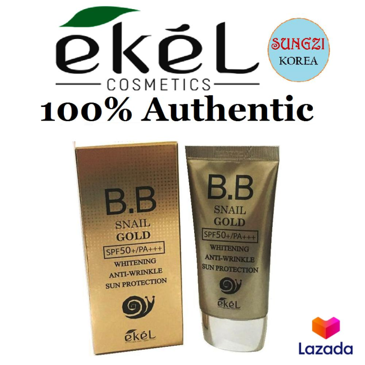 EKEL Gold Snail BB Cream SPF50+ PA+++ (50ml) Korean Cosmetics | Lazada PH