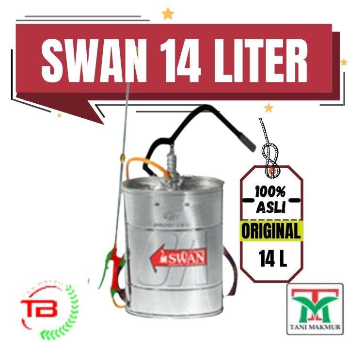 Semprotan Tangki Manual 14 Liter SWAN Original Sprayer Swan | Lazada ...