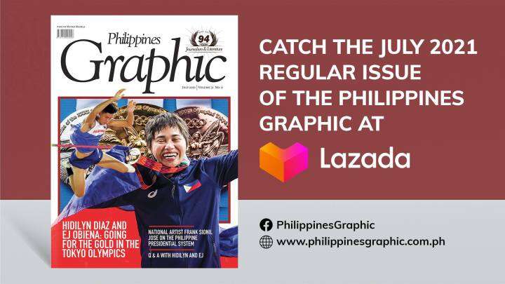 Philippines Graphic July 26 Hidilyn Diaz-EJ Ebuena Cover | Lazada PH