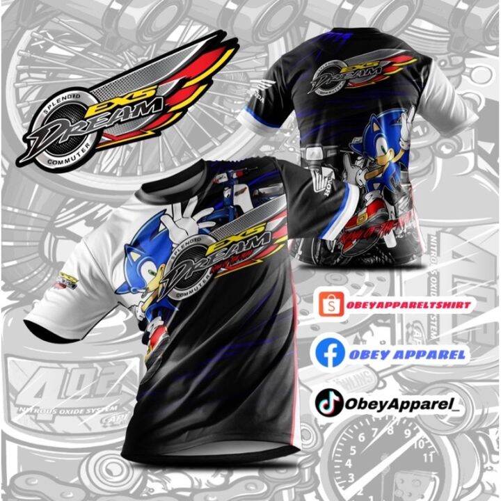 Honda EX5 Dream Sublimation Tshirt | Baju EX5 Dream | Baju Ride jersey ...