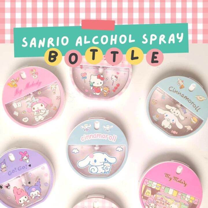 【Noomi】38ml Sanrio Refillable Alcohol Spray Bottle Hello Kitty Cinnamoroll | Lazada PH