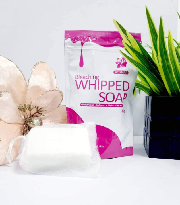 Rosmar Bleaching Whipped Soap 135g (Glutathione, Collagen, Alpha ...