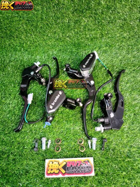 BRAKE MASTER SET B22 WITH BRAKE LIGHT SWITCH FOR AEROX / RAIDER / WAVE ...