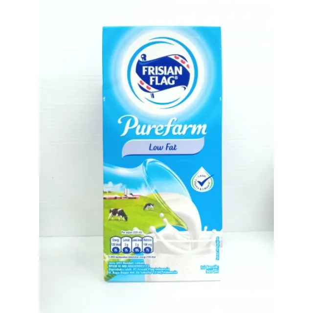 Susu Frisian Flag Purefarm Low Fat Susu UHT 900 ml | Lazada Indonesia
