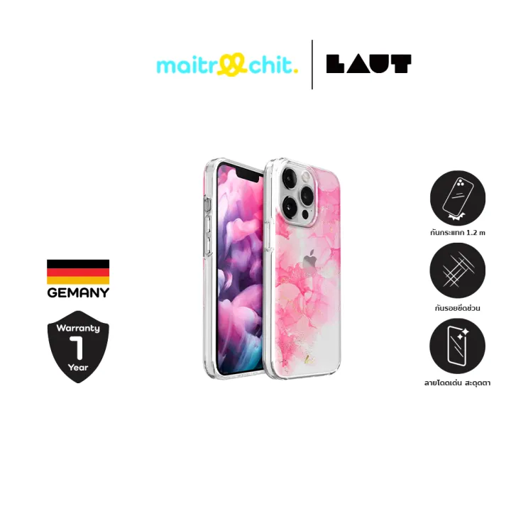 LAUT Casing for iPhone 13 Pro Max (6.7") Crystal INK-Ruby Red (mtc888 ...