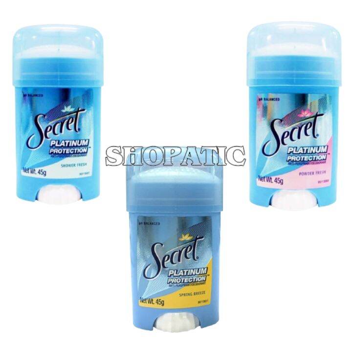 Secret Deodorant Spring Breeze, Powder Fresh 45g | Lazada PH