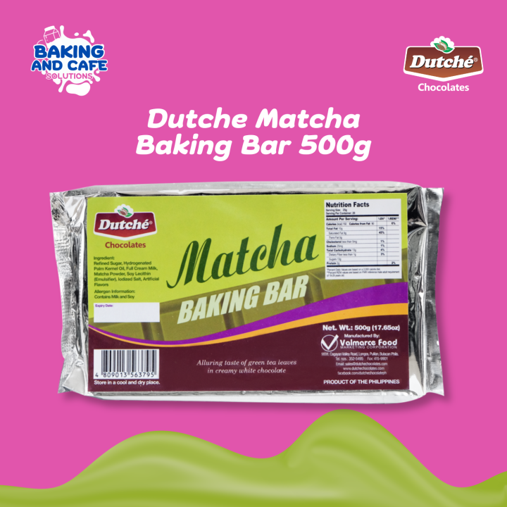 Dutche Matcha Baking Bar 500g | Lazada PH