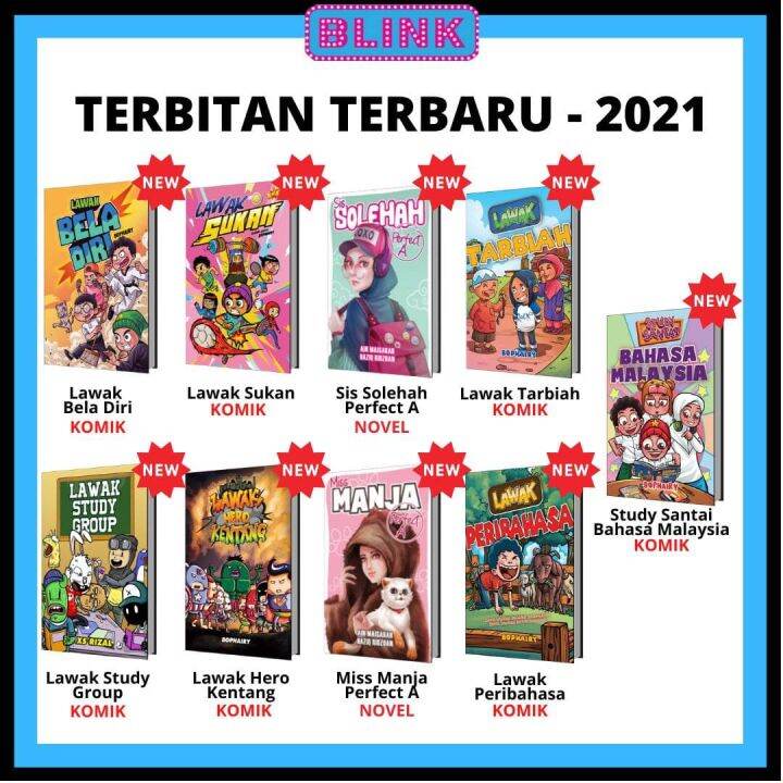 BLINK | Komik | Novel | Buku Bacaan ringan kanak-kanak hingga remaja | 7-11 Tahun | Ain Maisarah ...