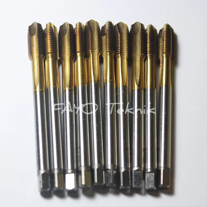 SECO M10 X 1.25 tap coating kuning M10 X 1.25 | Lazada Indonesia