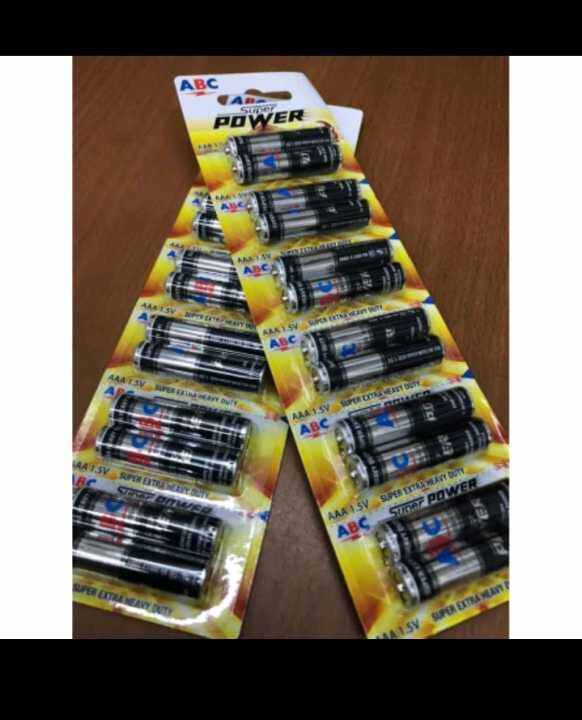 BATU BATERAI ABC AAA (A3) SUPER POWER ISI 12 PCS | Lazada Indonesia