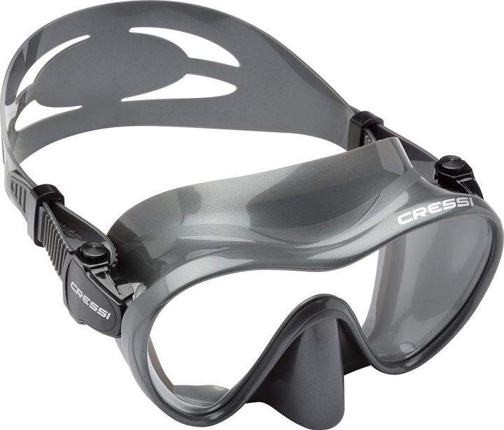 Cressi F1 Frameless Scuba Diving Tempered Glass Single Lens One Window ...