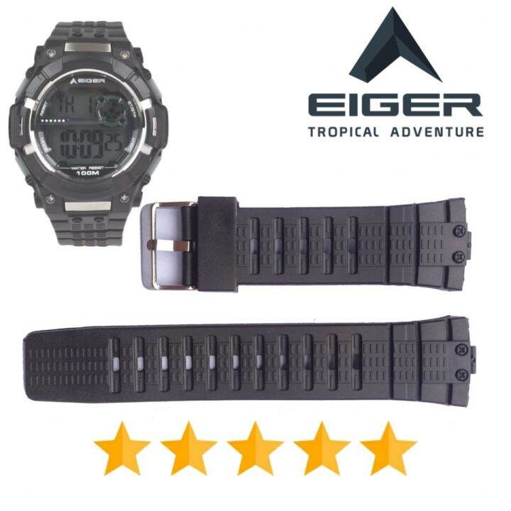 Tali Jam Tangan Eiger Iyw80 Iyw0080 Ls80 iyw 80 Rubber Stap Eiger Terbaik IYW80 IYW 80 Termurah ...