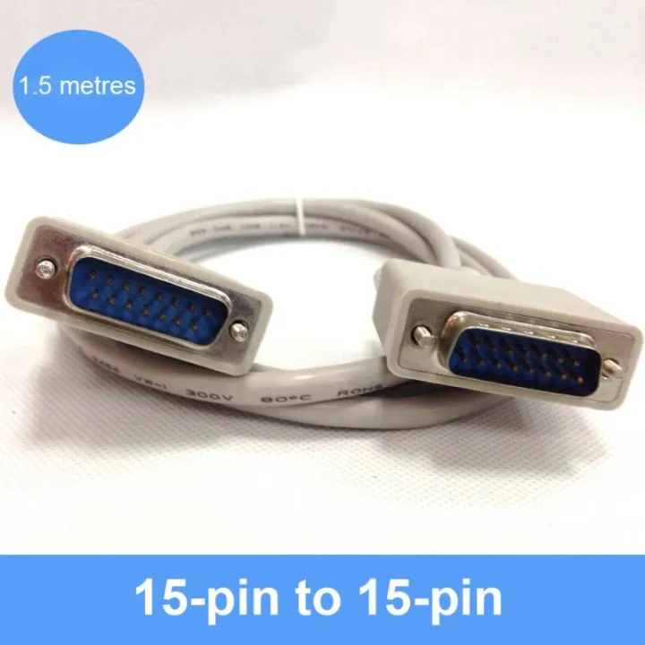 【hot】 DB15 DataConnection Line Serial Port Parallel Port Line Male To ...