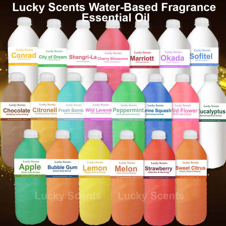 LUCKY Premium Hotel Scents 1 Liter water based fragrance essential oil ...