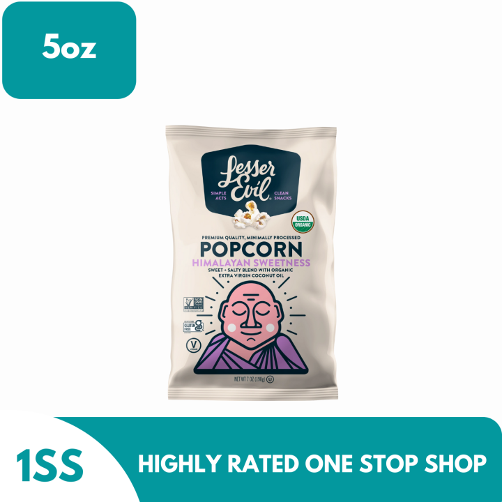 Lesser Evil Popcorn Himalayan Sweetness 5oz | Lazada PH