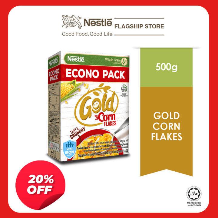 NESTLE GOLD Corn Flakes 500g [Exp Date : Nov'23] | Lazada