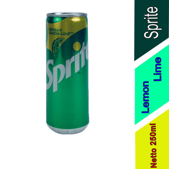 Minuman Soda Kaleng - Sprite - Minuman Lemon Lime - 250ml | Lazada ...